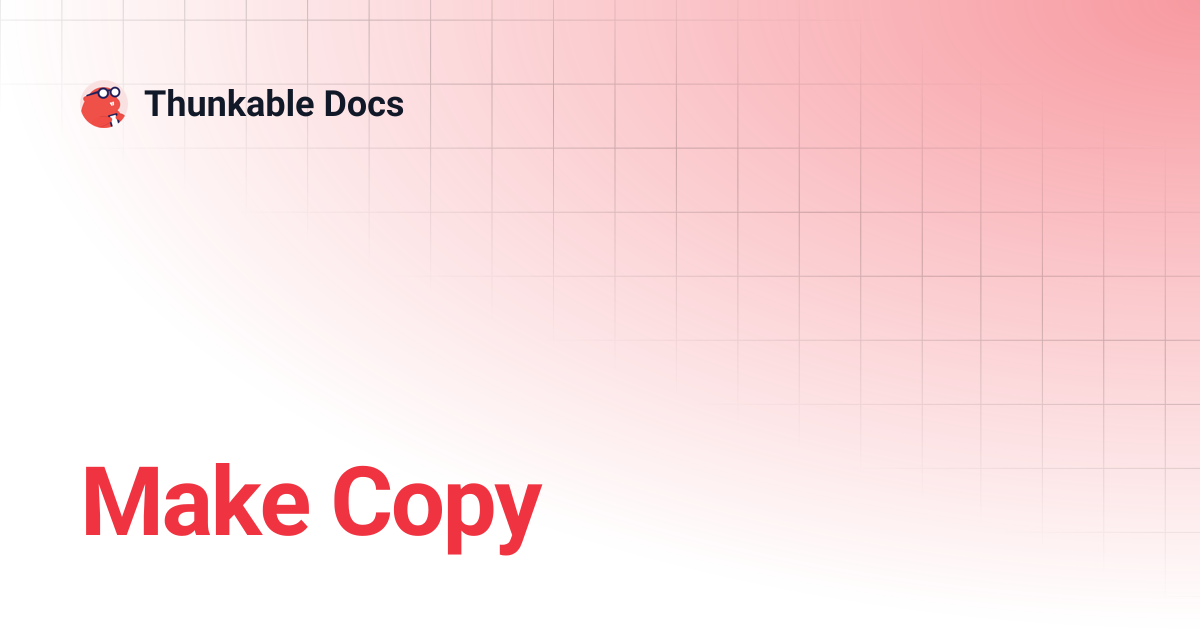 Make Copy | Snap to Place | Thunkable Docs