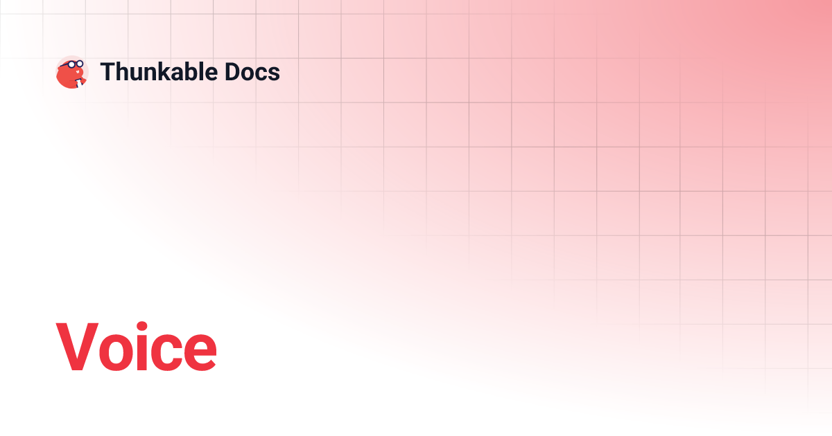 Voice | Snap to Place | Thunkable Docs