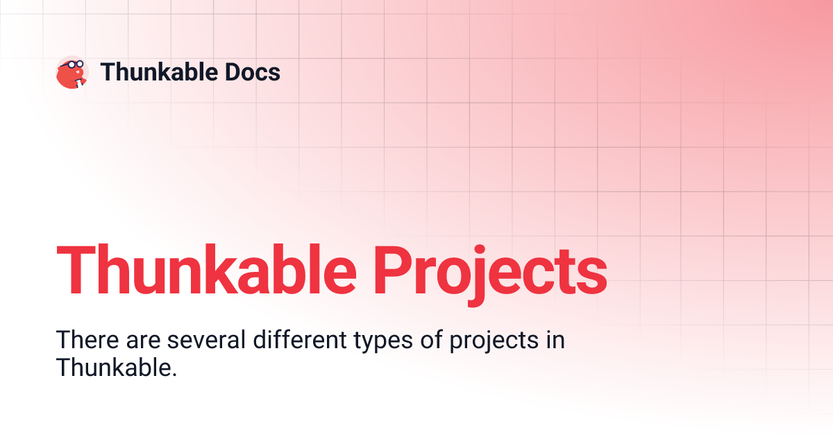 Thunkable Projects | Thunkable Docs