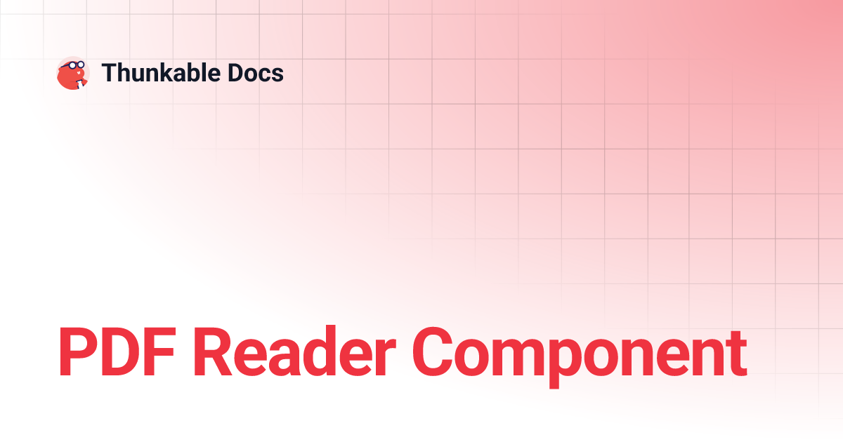 PDF Reader Component | Thunkable Docs
