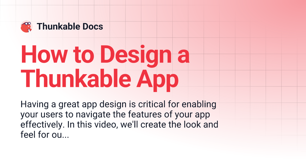 How to Design a Thunkable App | Thunkable Docs
